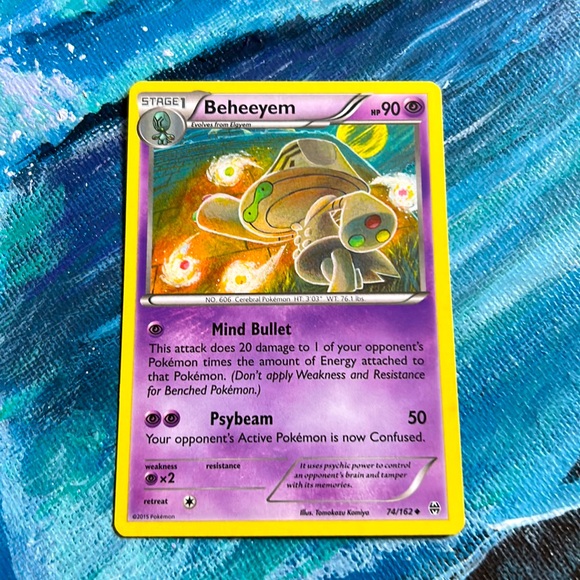 Pokemon | Toys | 25 Pokemon Stage 1 Beheeyem 74162 | Poshmark
